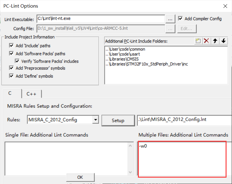 【KEIL-MDK】系列——如何使用PC-Lint代码检查工具-CSDN博客
