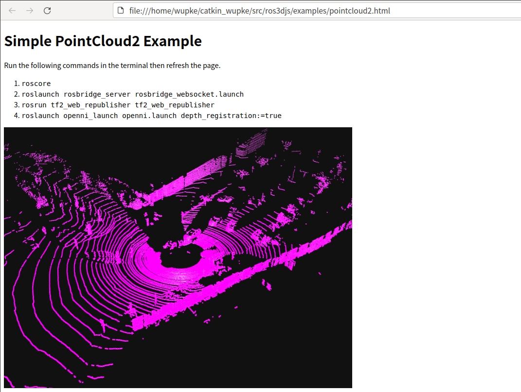 【ROS系统下将雷达点云数据在Web端可视化】_rviz数据传送到web-CSDN博客