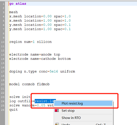 Silvaco TCAD仿真7——“hello world”例程（电阻仿真）_conmob fldmob-CSDN博客