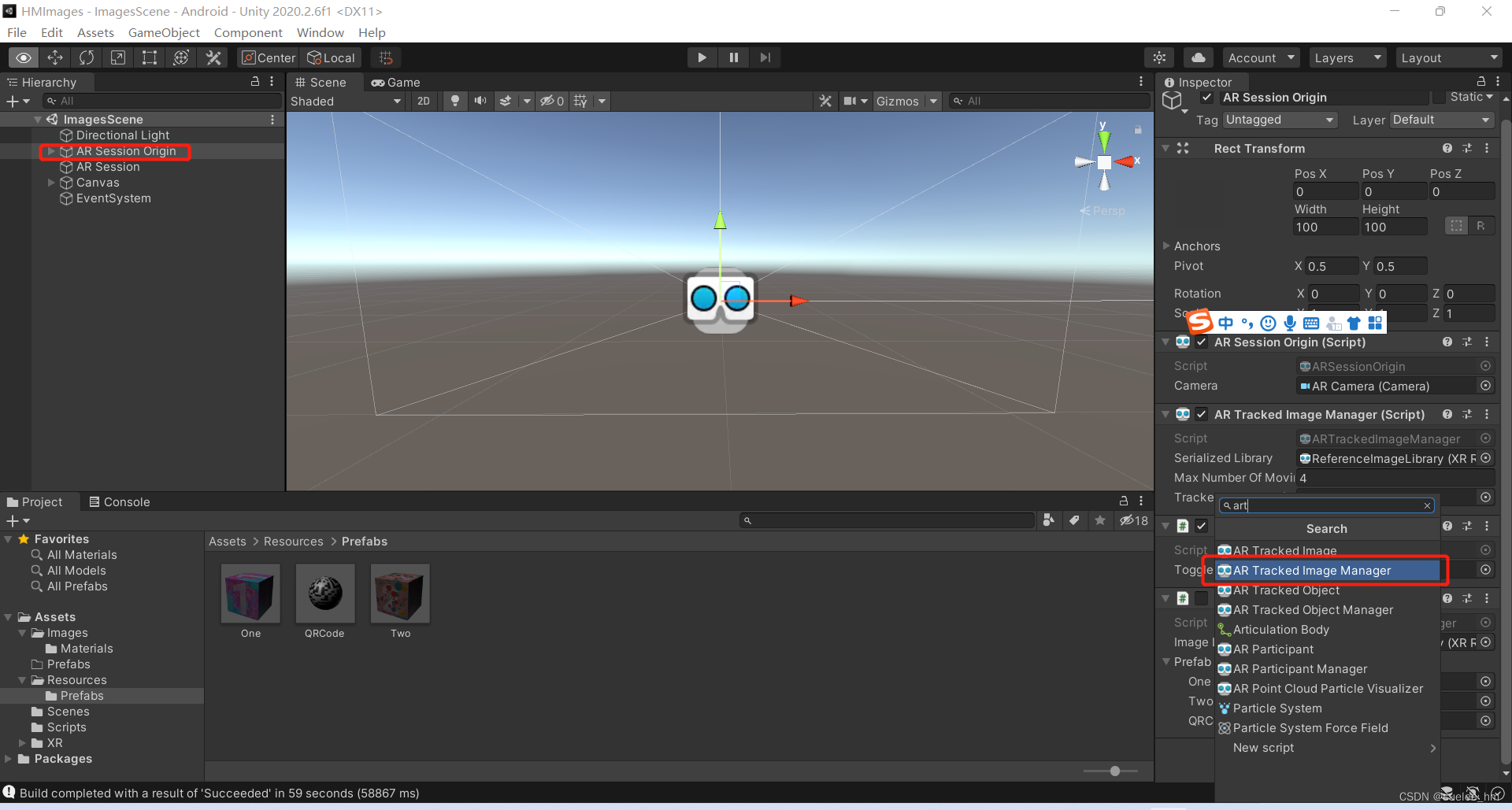 ARFoundation从零开始5-AR图像跟踪_arfoundation图像跟踪预置位置-CSDN博客