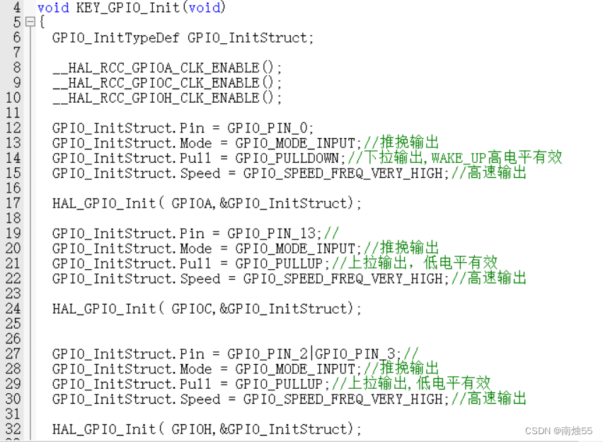 Stm32f429 Gpio——用按键控制灯的亮灭 Keyup控制绿灯，key2控制红灯stm32f429led灯颜色 Csdn博客