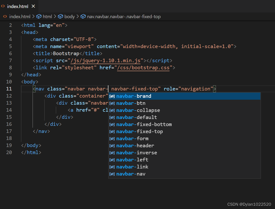 Vscode 使用 Bootstrap 类时带提示vscode Bootstrap补全 Csdn博客