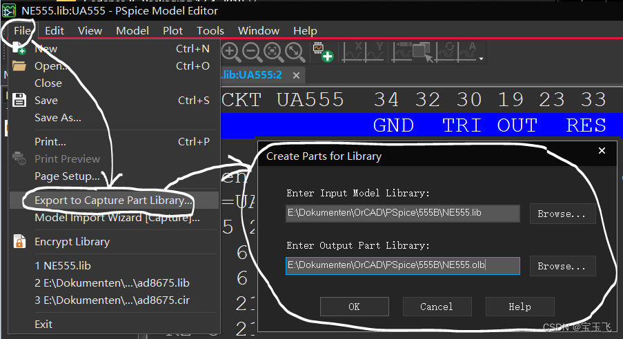 Cadence PSpice 基于代码生成仿真模型_.lib建pispice模型_宝玉飞的博客-CSDN博客