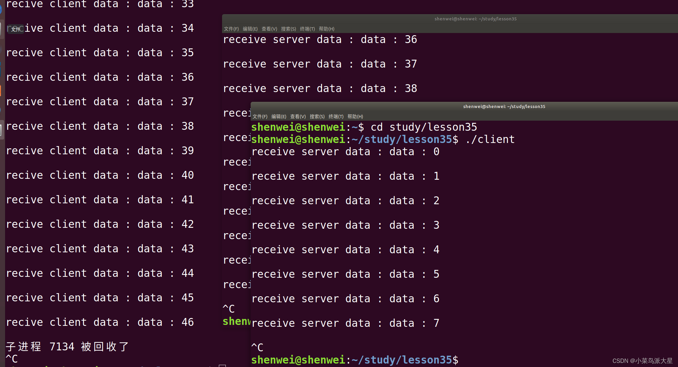 Linux程序设计之TCP并发通信_linux系统下制作一个tcp通信-CSDN博客