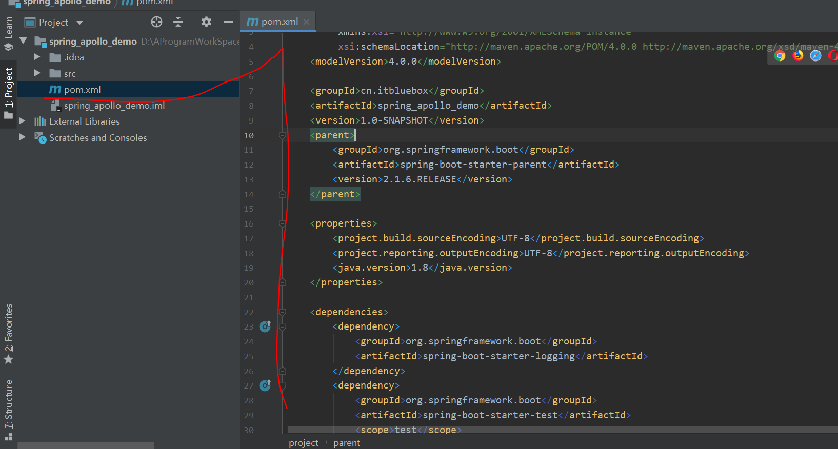 Java之 Spring Cloud 微服务的开源配置中心Apollo（第四个阶段）【三】【SpringBoot项目实现商品服务器端调用】_spring cloud dubbo apollo ...
