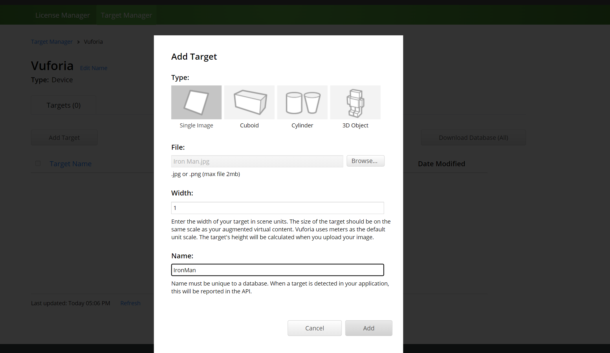 Unity+Vuforia初探之图片识别_unity 图片识别_Lean_Lin的博客-CSDN博客