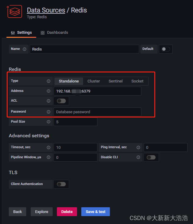 使用 Grafana 的 Redis Data Source 插件监控 Redis Grafana Redis Csdn博客