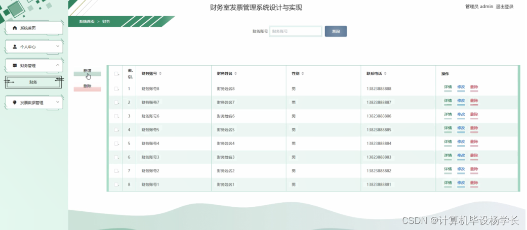 计算机毕业设计ssm财务室发票管理系统设计与实现946m19【附源码】 Csdn博客
