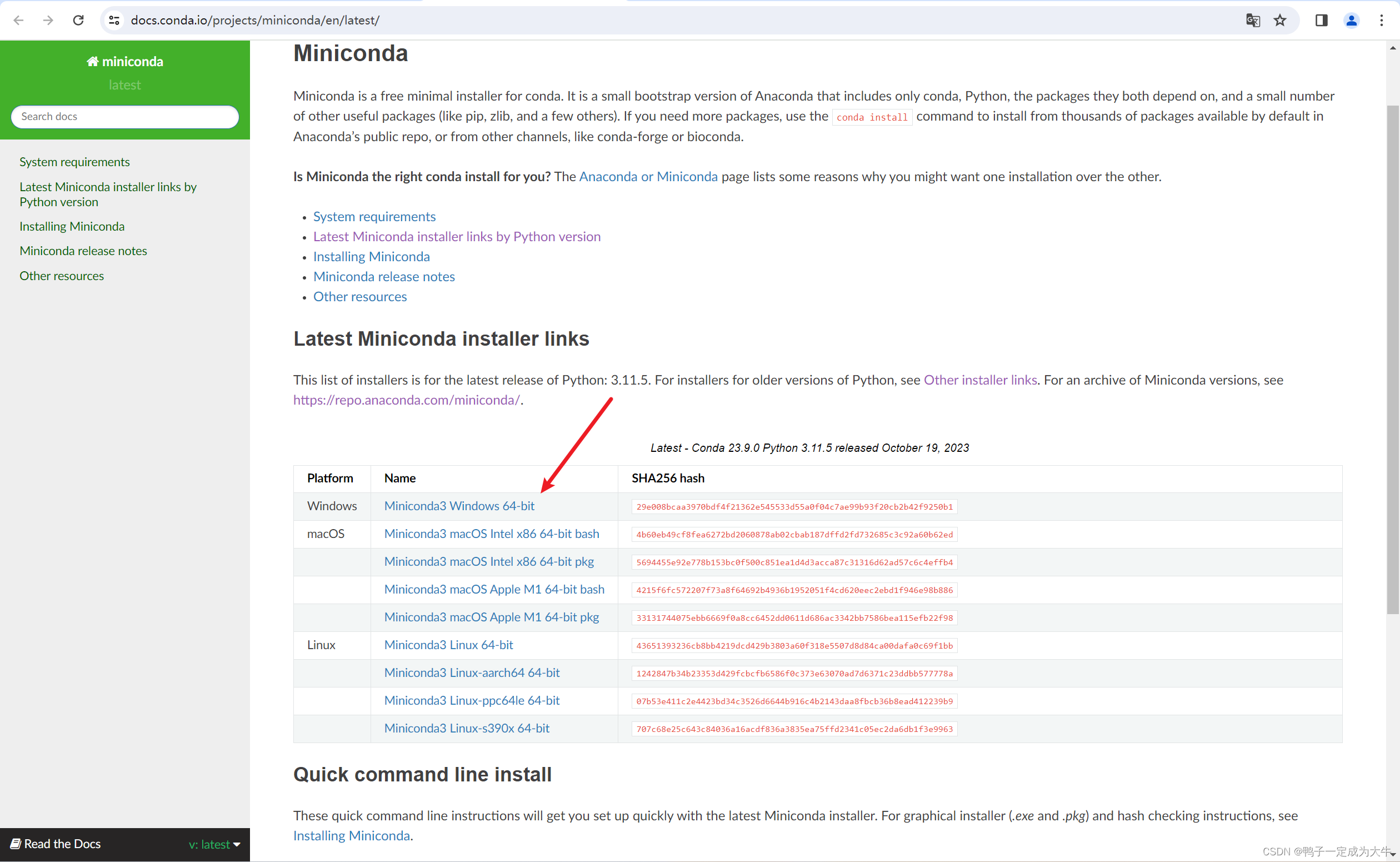 Windows与linux安装miniconda并启动python项目及指令python Miniconda Csdn博客 0180