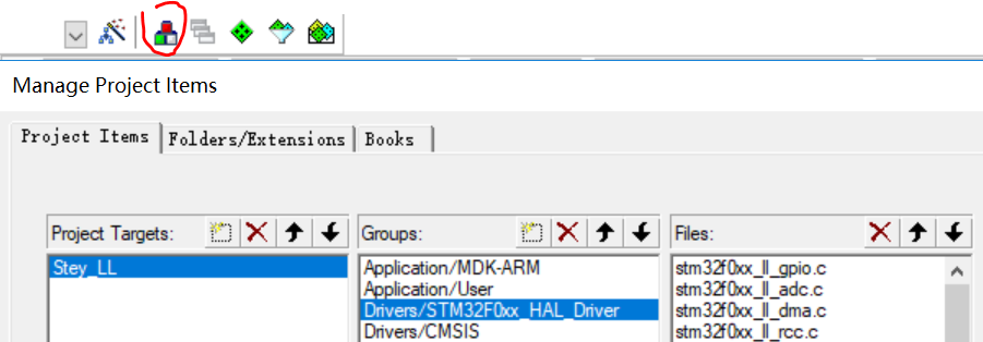 Keil编译下出现axf: Error: L6218E: Undefined symbol_error: 16218f: undefined ...