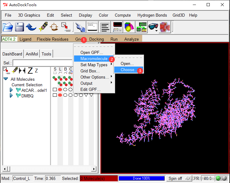 【实用教程】使用Autodock进行蛋白-小分子对接_sdf转化为pdb文件-CSDN博客