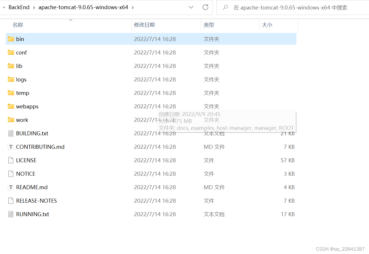 Tomcat 安装与配置_tomcat9.0.65-CSDN博客