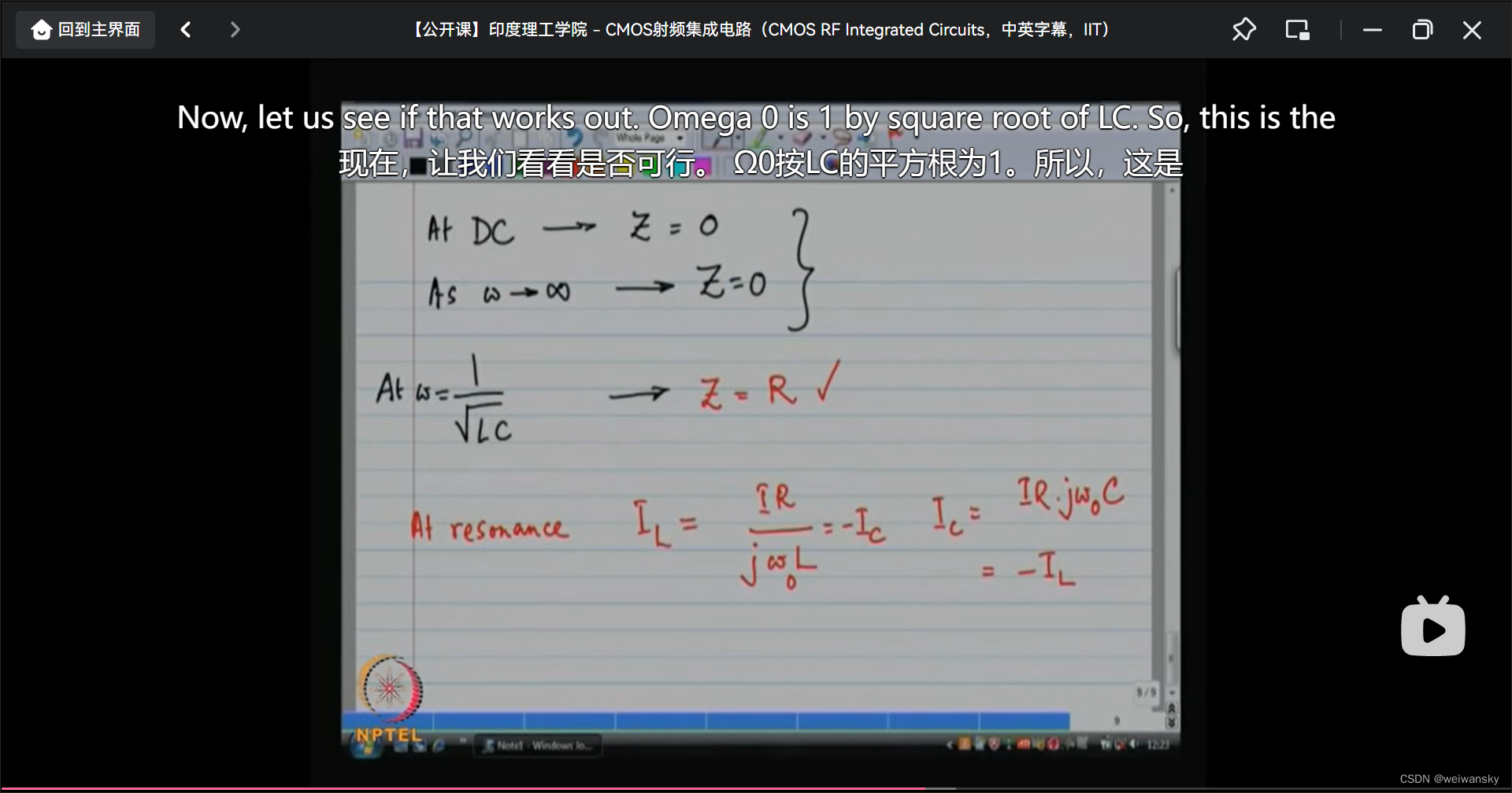 【公开课】印度理工学院 - CMOS射频集成电路（L3）课堂笔记-CSDN博客