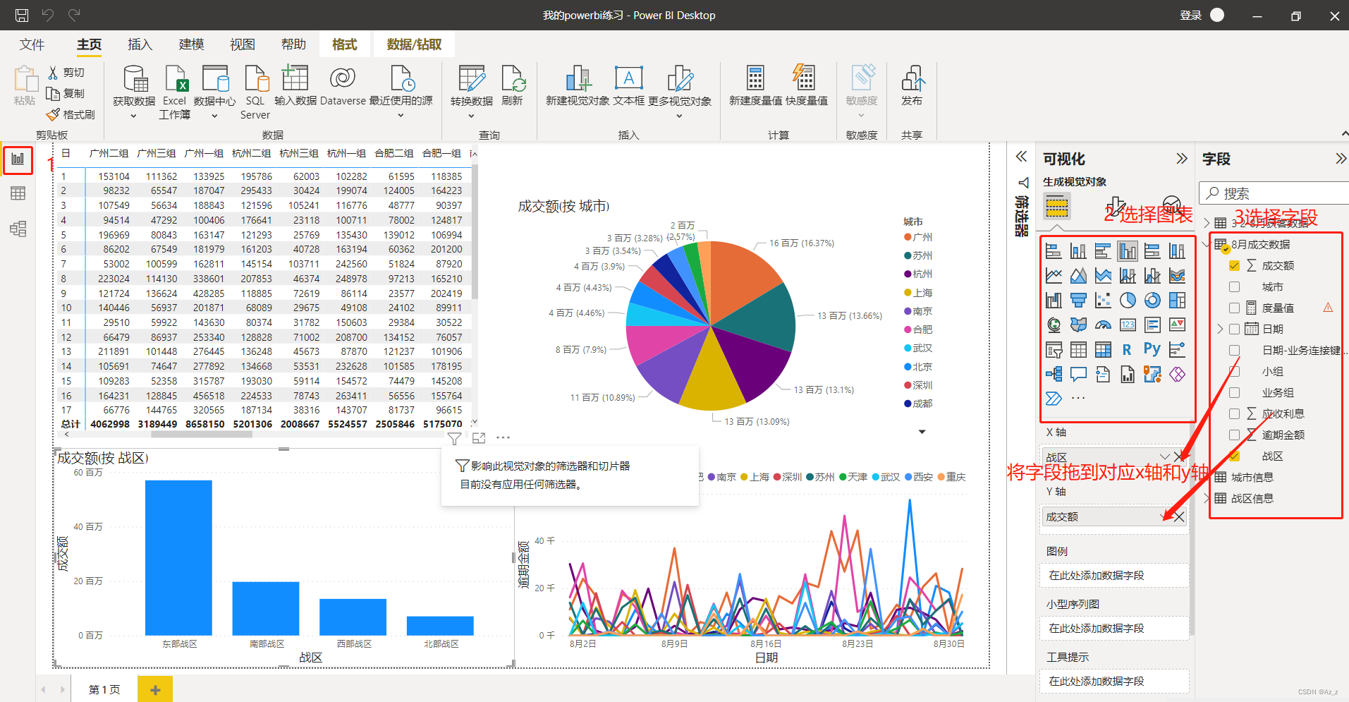 powerbi简单使用入门_power bi数据分析入门-CSDN博客