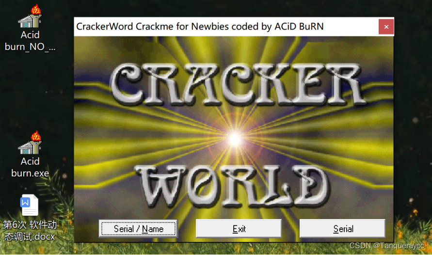 OllyDBG 破解crackme160第一个Acid_burn详细解析_天累无e64eea-CSDN博客