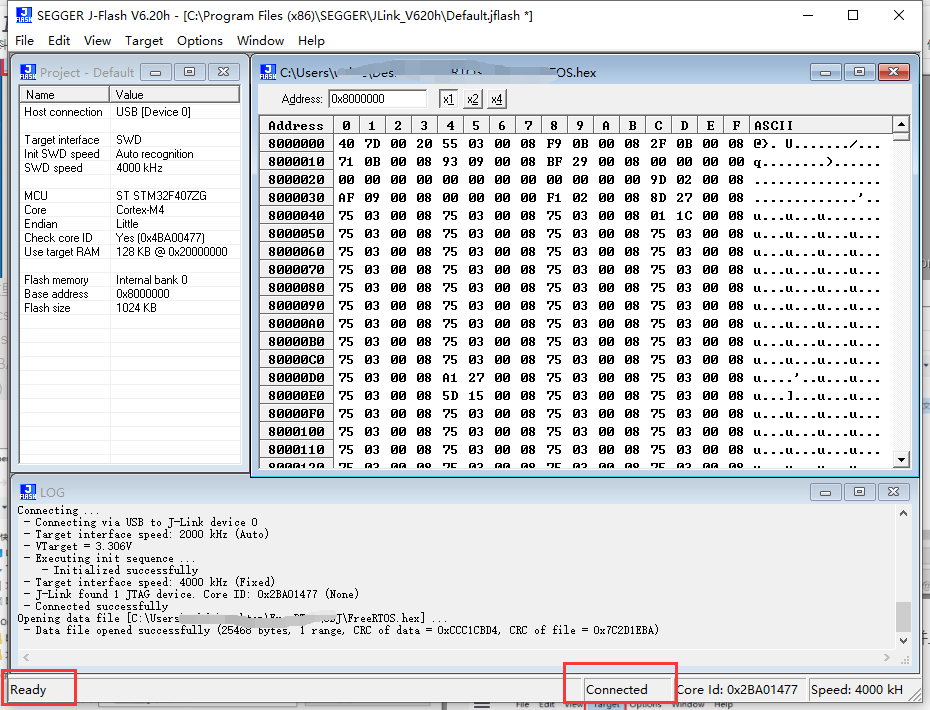 使用JLink J-Flash对STM32烧录固件简单说明_怎么用jlink给stm32f407烧录程序-CSDN博客