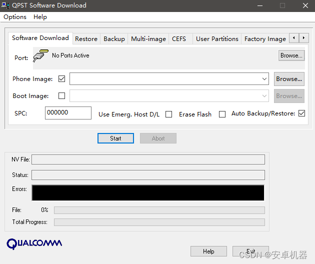 关于高通QPST平台功能和选项的一些简单说明-CSDN博客