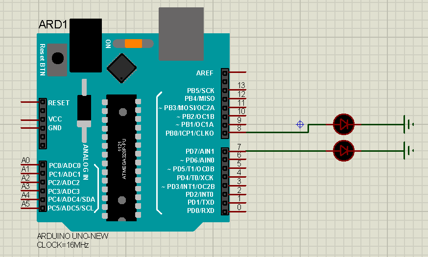 Arduino与proteus仿真实例 同时使用多个计时器arduino 双定时程序 Csdn博客