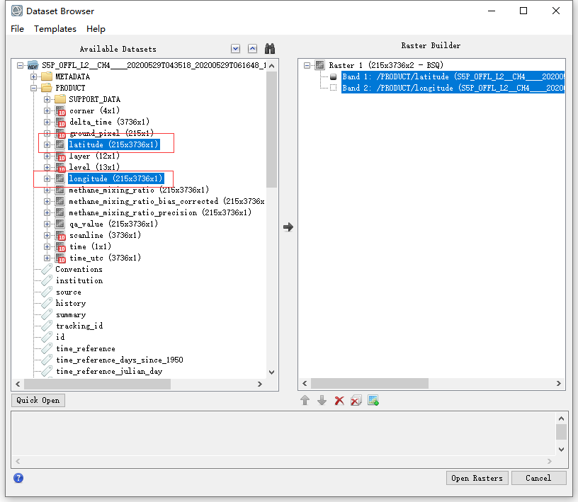 IDL学习——处理自带经纬度文件的遥感影像，以哨兵5P数据为例_idl遥感应用实例-CSDN博客