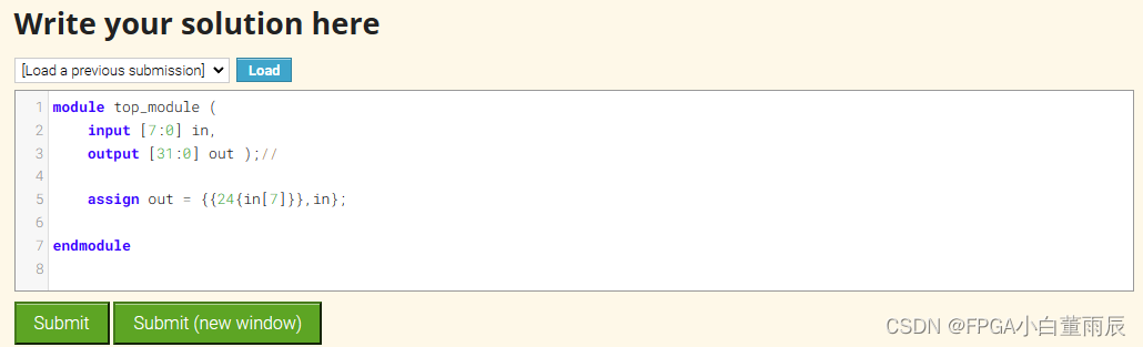 HDLBits_第1章_Verilog Language（已完结）_hdlbits翻译_FPGA小白董雨辰的博客-CSDN博客