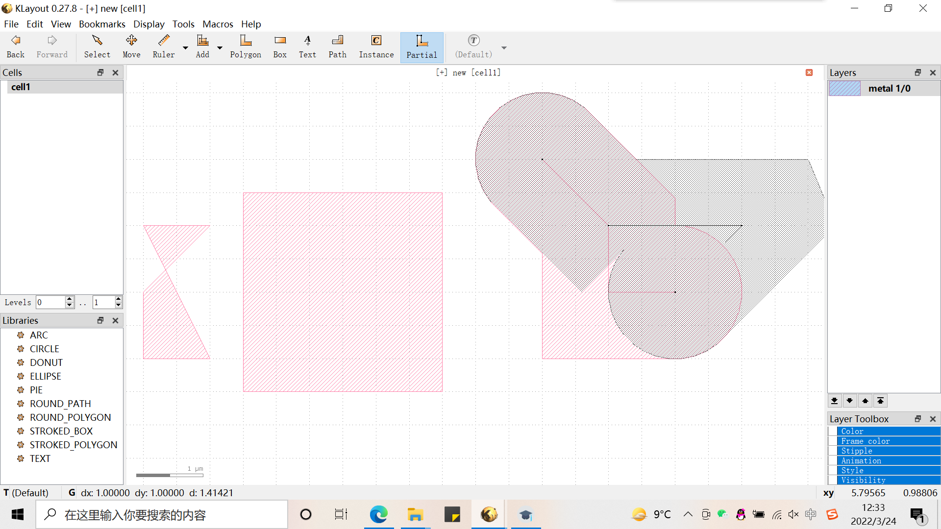Klayout入门（1）基本图形绘制-CSDN博客