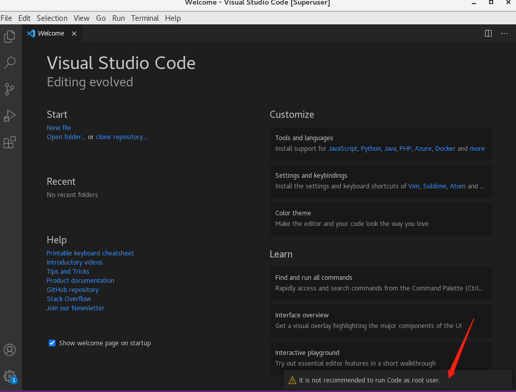 CENTOS7.0 安装VSCODE后不可启动--解决问题_centos安装vscode无法打开-CSDN博客
