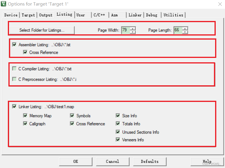 keil工程目标选项配置：Options for Target_keil options for target-CSDN博客