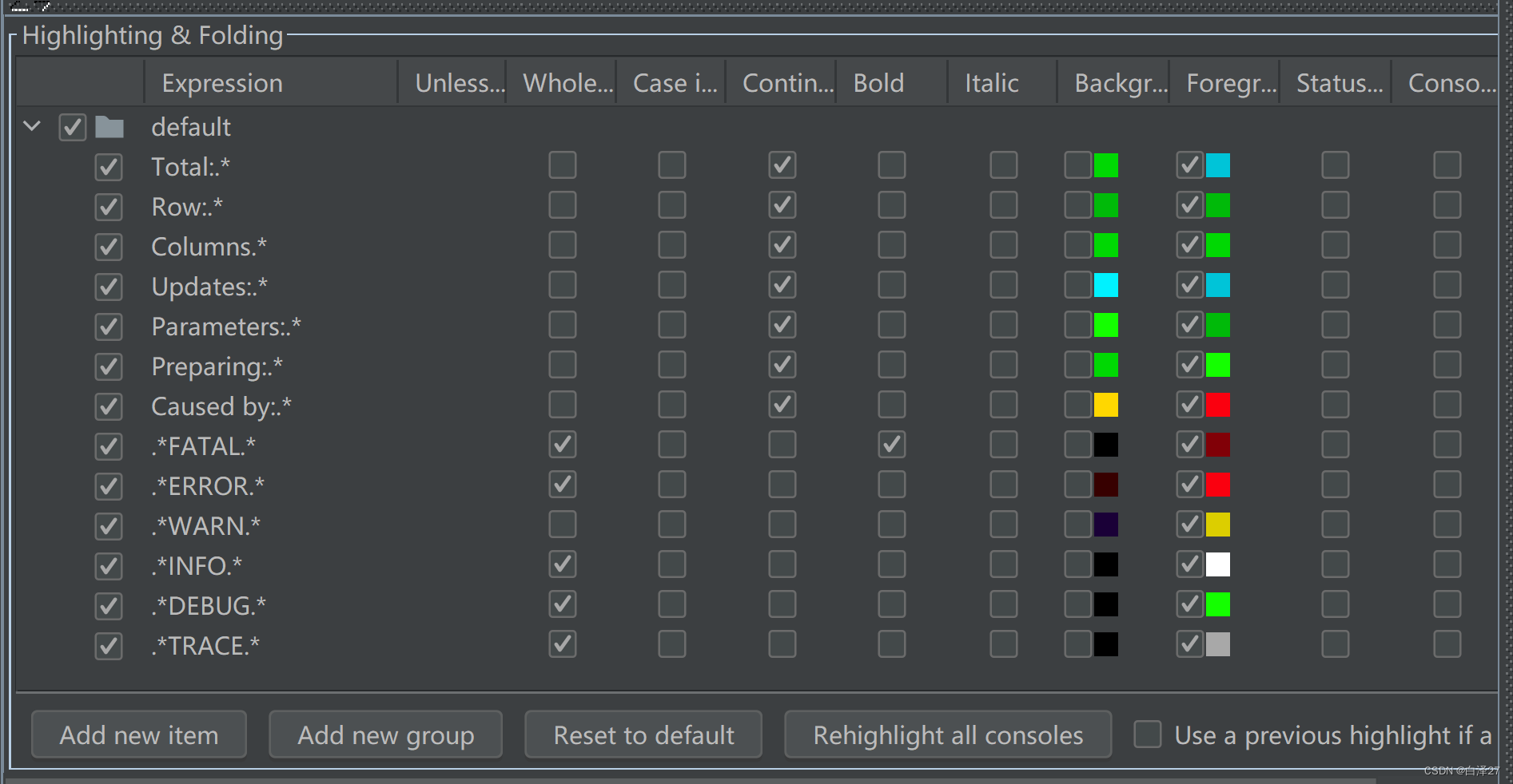 Grep Console配置grep Console 配置 Csdn博客