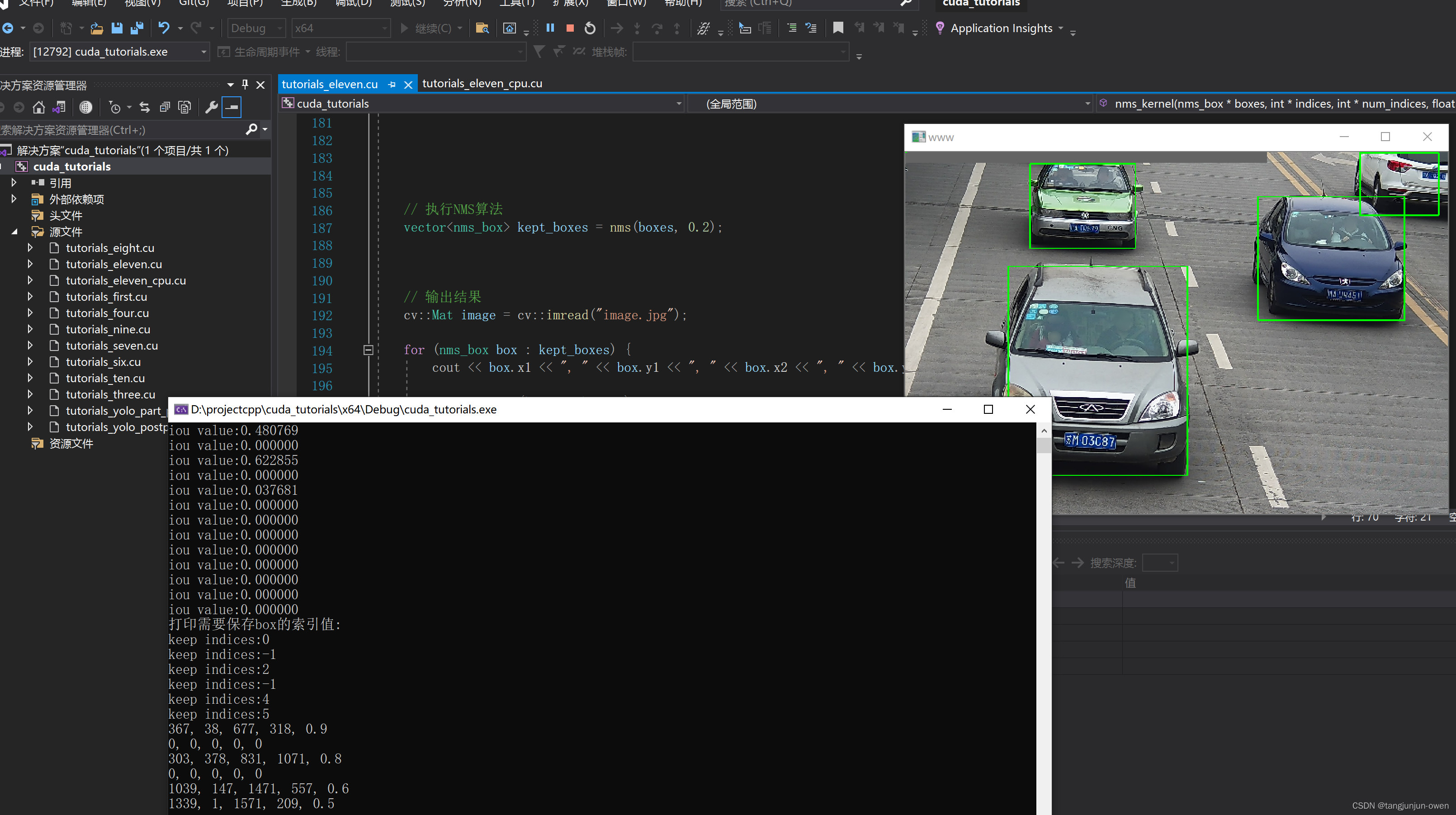 第十一章 CUDA的NMS算子实战篇(下篇)_tangjunjun-owen的博客-CSDN博客