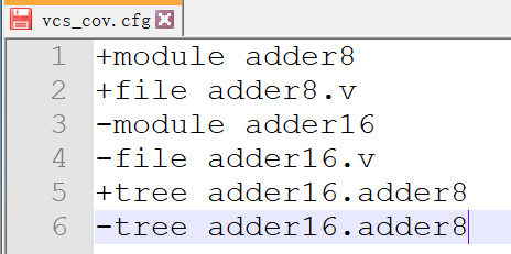 Synopsy vcs覆盖率配置文件_begin tgl(portsonly) +tree end-CSDN博客