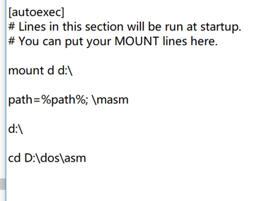 Dosbox + masm assembly environment installation and use + dosbox debug debugging tutorial ...