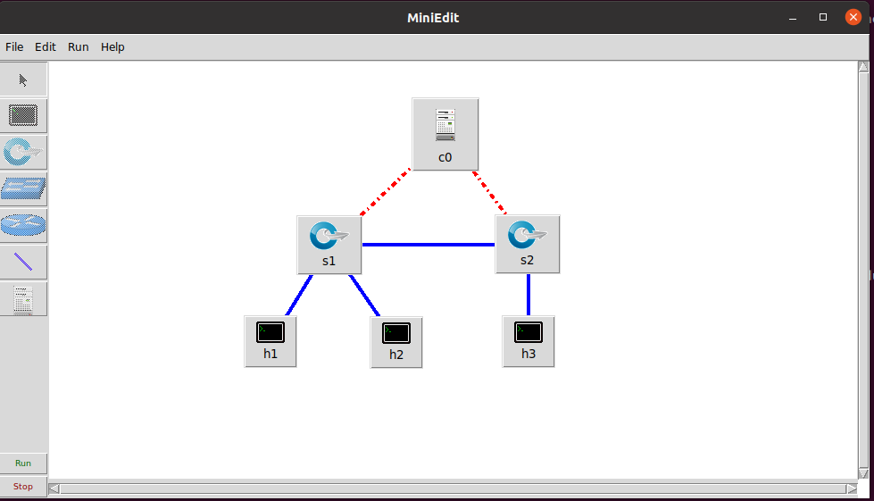 Mininet笔记-mininet可视化构建拓扑+ryu控制器_mininet可视化界面设置完后无法连通-CSDN博客