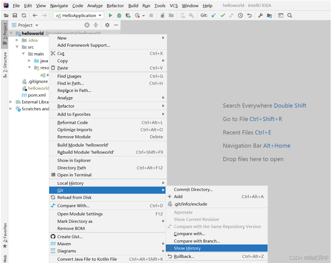 【Git】IDEA使用Git（完）_idea 命令行打开github配置文件-CSDN博客