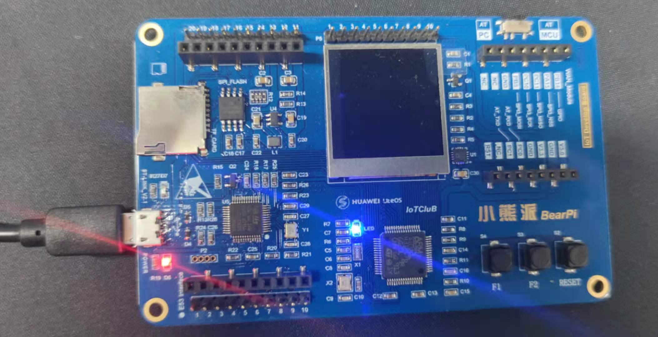 小熊派02—使用gpio使led闪烁 轮询方式操作gpio 实现灯ld1循环闪烁 Csdn博客