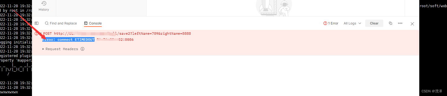 服务器宝塔Error: connect ETIMEDOUT_宝塔linuxjava项目起来后访问报错error :connect etimedout-CSDN博客