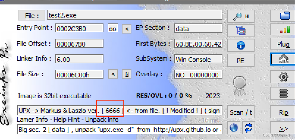 UPX查壳绕过_upx解密-CSDN博客