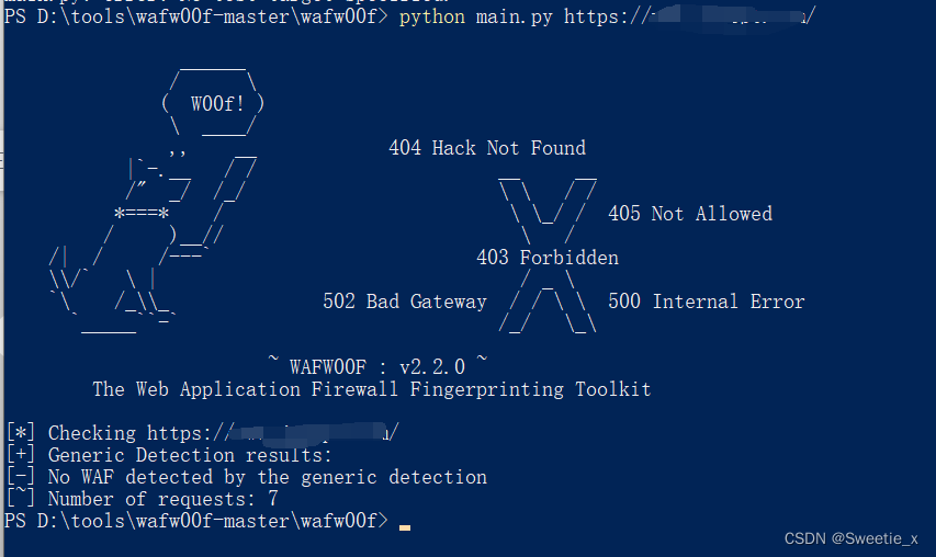 wafw00f及identYwaf的安装和简单使用_wafw00f使用教程-CSDN博客