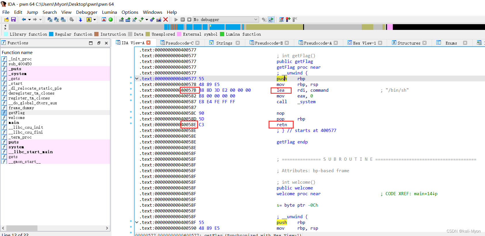 pwn06（关于64位程序堆栈平衡的处理）-CSDN博客
