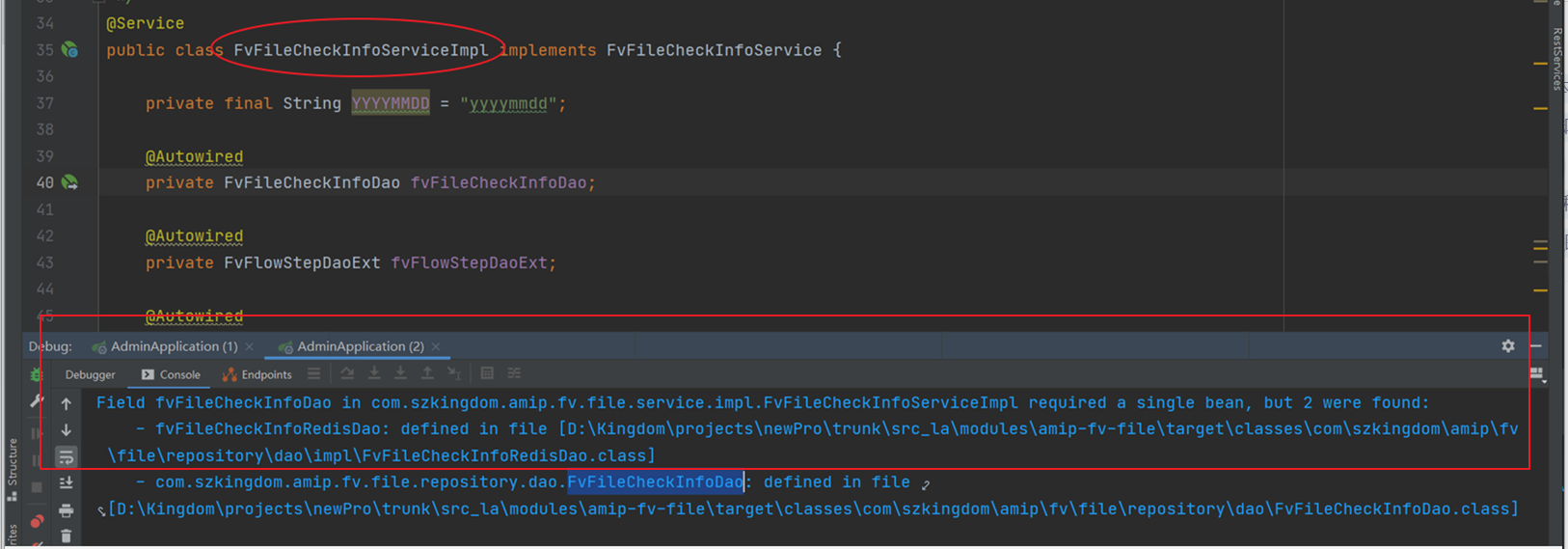 Spring--bean定义冲突：required a single bean, but 2 were found-CSDN博客