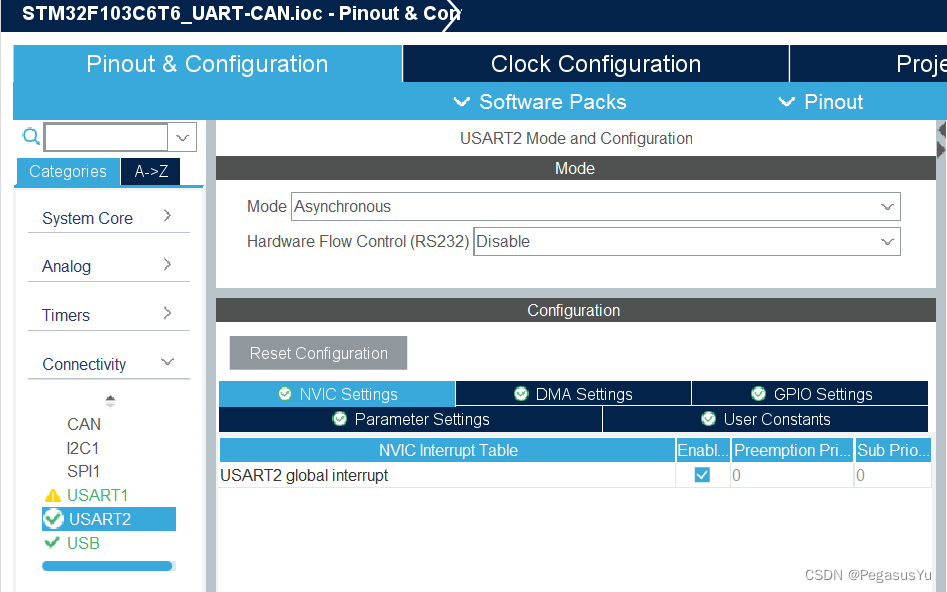 Stm32实现uart Can融合式高速串口uart Can Csdn博客
