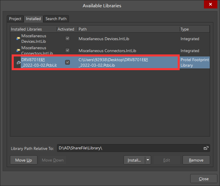 如何便捷的获取AD（Altium Designer）封装、以及如何从PCB工程中导出封装库、封装库安装_ad如何导出intlib封装-CSDN博客