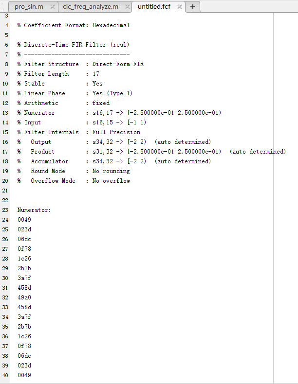 通过matlab filter designer生成滤波器方法简要总结_matlab hd如何转化为滤波器系数-CSDN博客