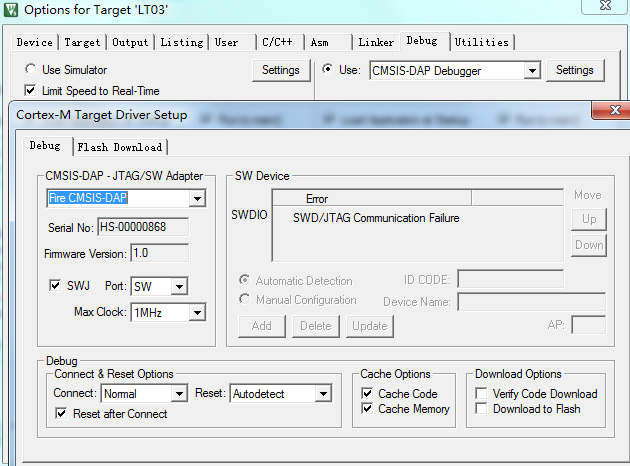 swd/jtag communication failure solution - Programmer Sought