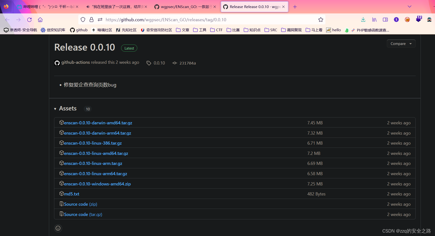 信息收集-红队方向_asamf在哪配置key-CSDN博客