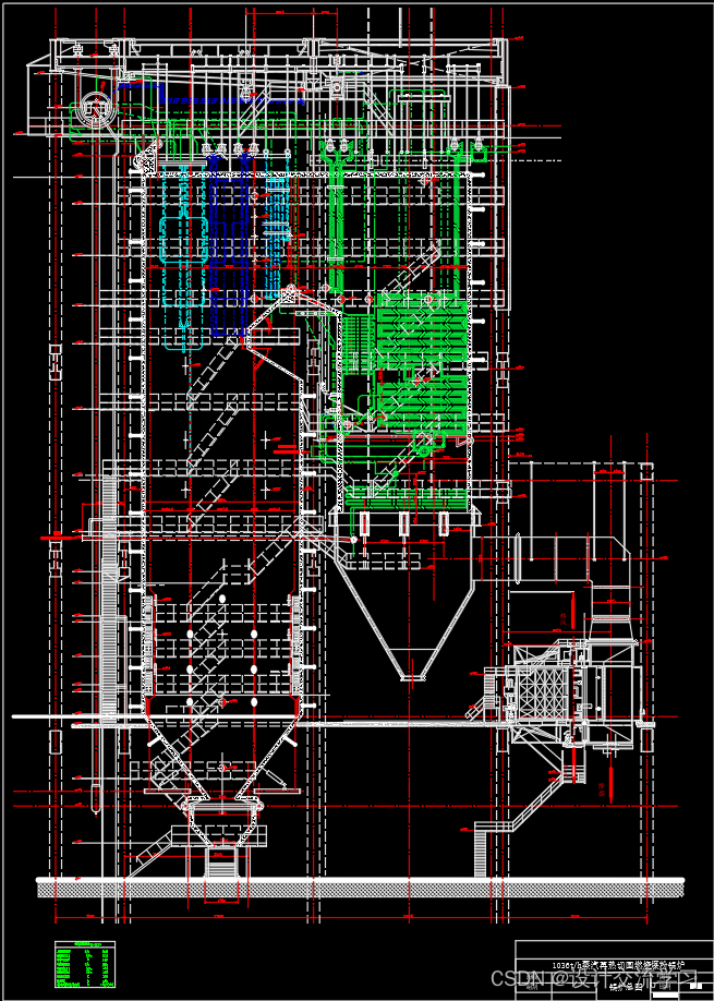 1036t_h蒸汽再热切圆燃烧煤粉锅炉课程设计（设计说明书76页+EXCEL数据整理+CAD图纸）_锅炉cad图的课程设计-CSDN博客