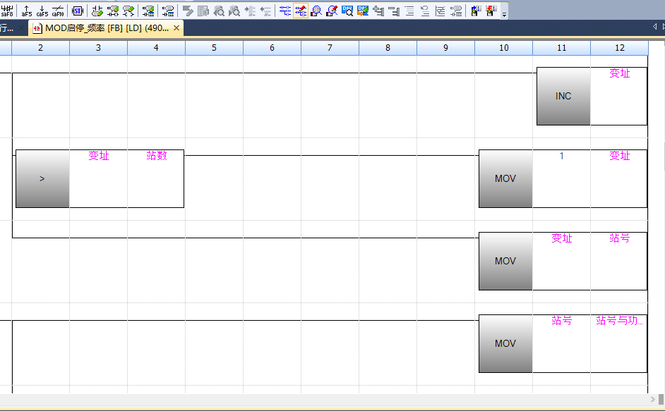 三菱FX5U和变频器走485通讯连接，程序是FB块写好的，硬件一样可以直接调用_三菱plcfx5u与三菱变频器通讯程序怎么写-CSDN博客