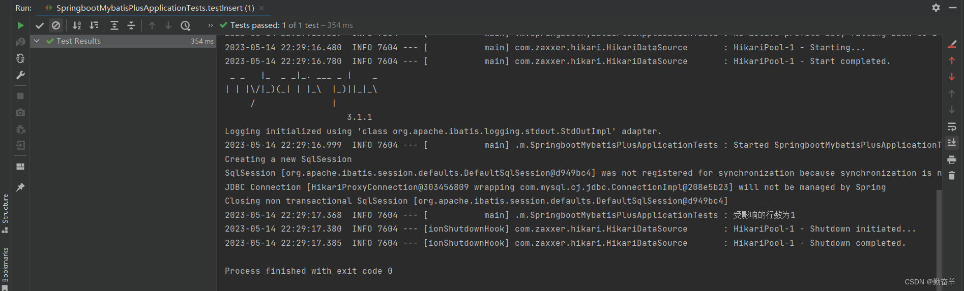 解决Invalid bound statement (not found): com.mp.mapper.UserMapper.insert_invalid bound statement ...