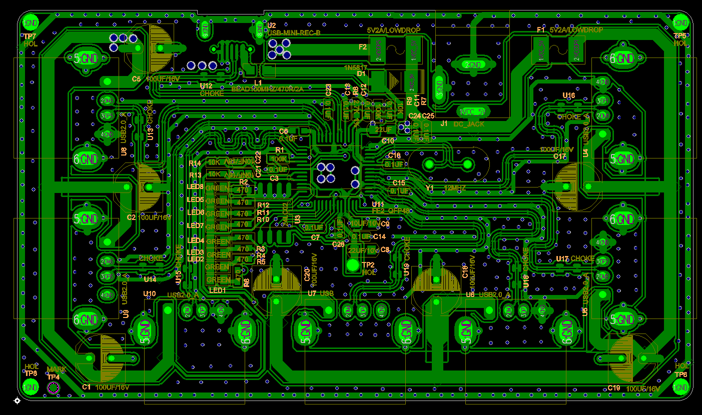 简述FE2.1-USB2.0一托七应用及设计要点-CSDN博客