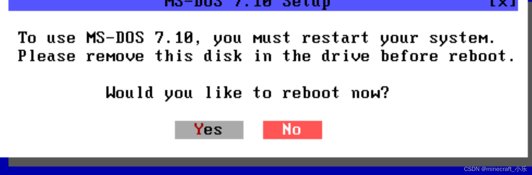 VMware虚拟机安装MS-DOS 7.10教程_msdos7.10-CSDN博客